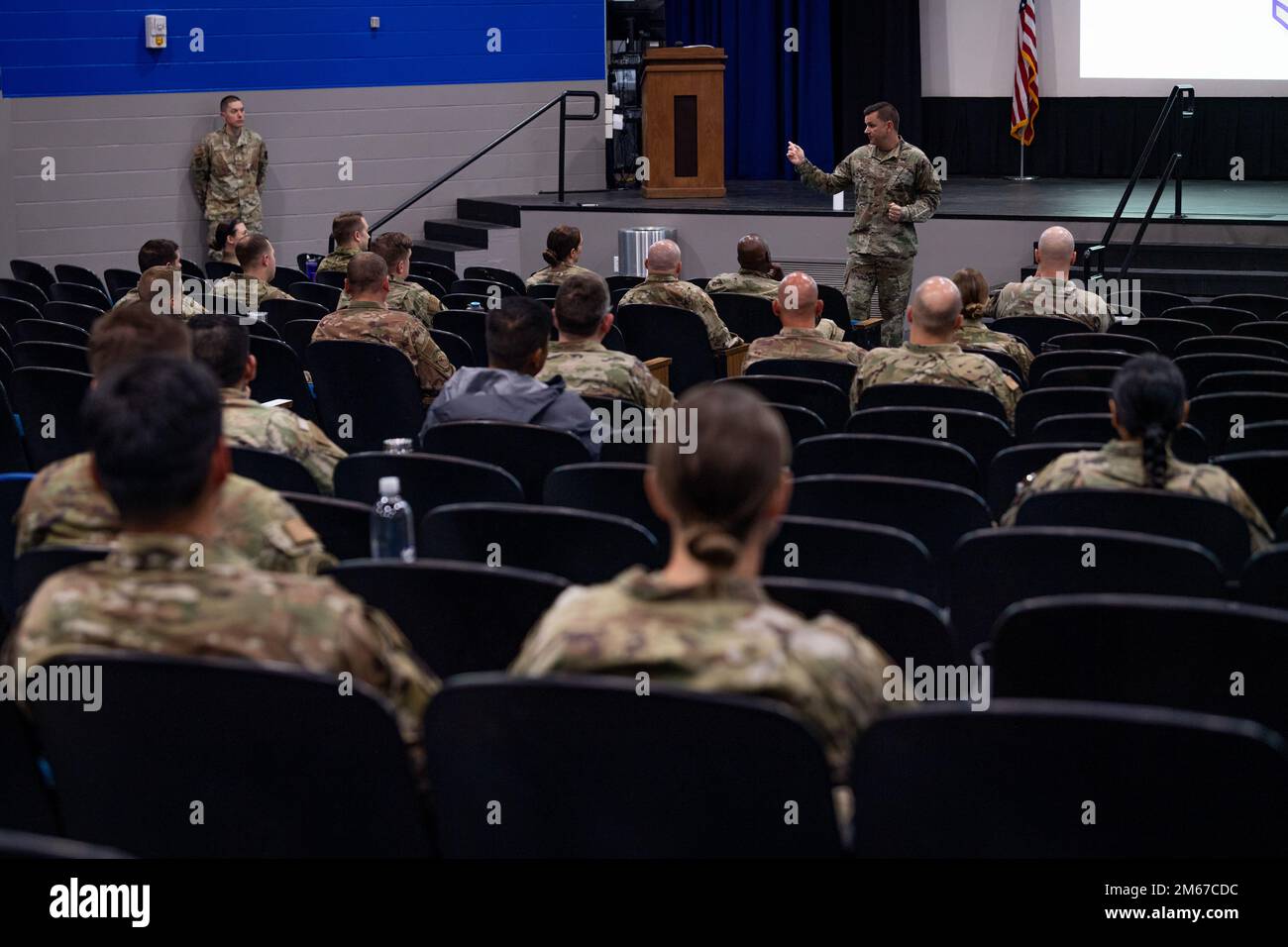 U.S. Air Force Chief Master Sgt. Jimmy Wilfong, 23rd Wing command chief ...