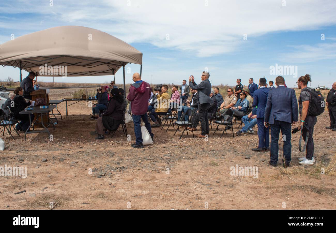 Winslow City Mayor Roberta Cano and Navajo County leaders welcome ...
