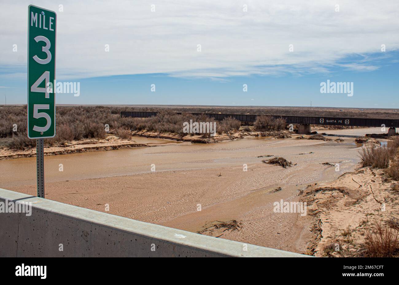 Dense thickets of Tamarisk, or salt cedar, infest the banks and the ...