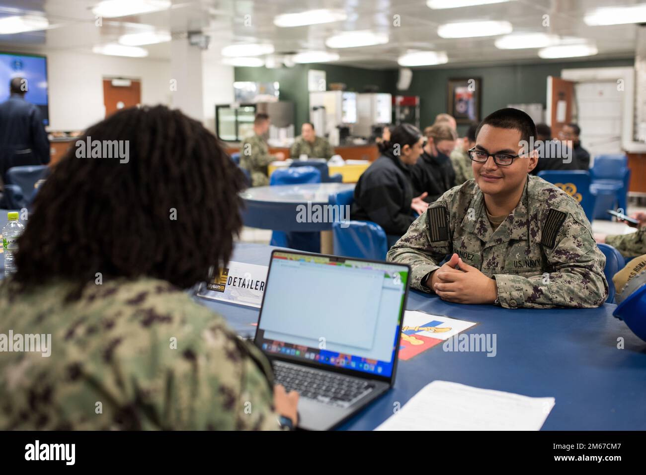 YOKOSUKA, Japan (April 11, 2022) Sailors taking part in the ...