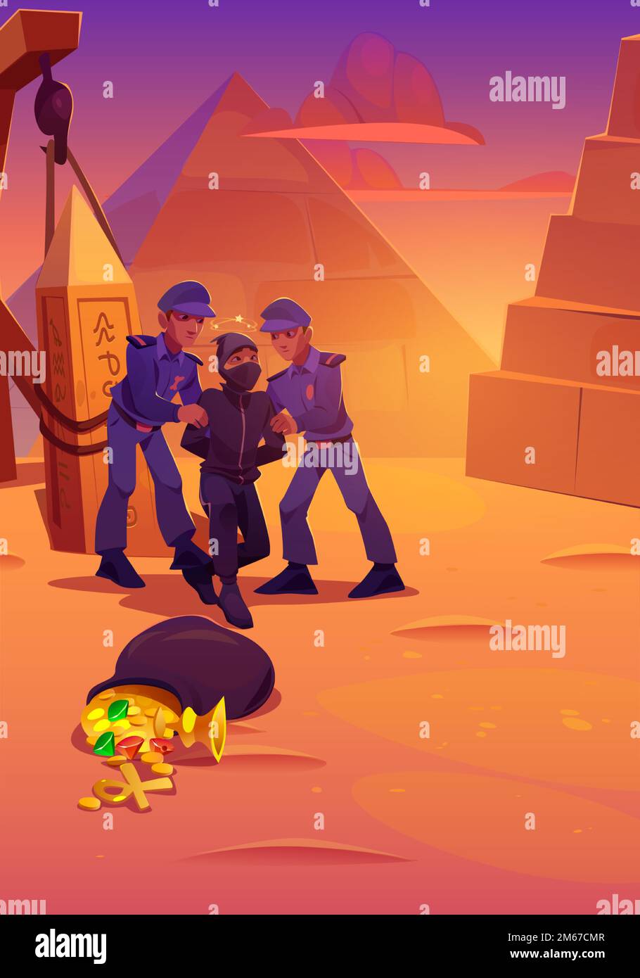 Egypt police man Stock Vector Images - Alamy