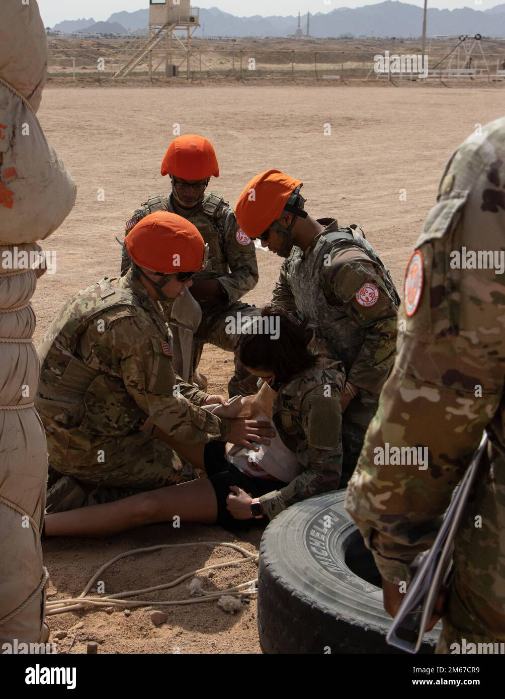 U.S. Army Soldiers with Task Force Sinai, participate in a Best Squad ...