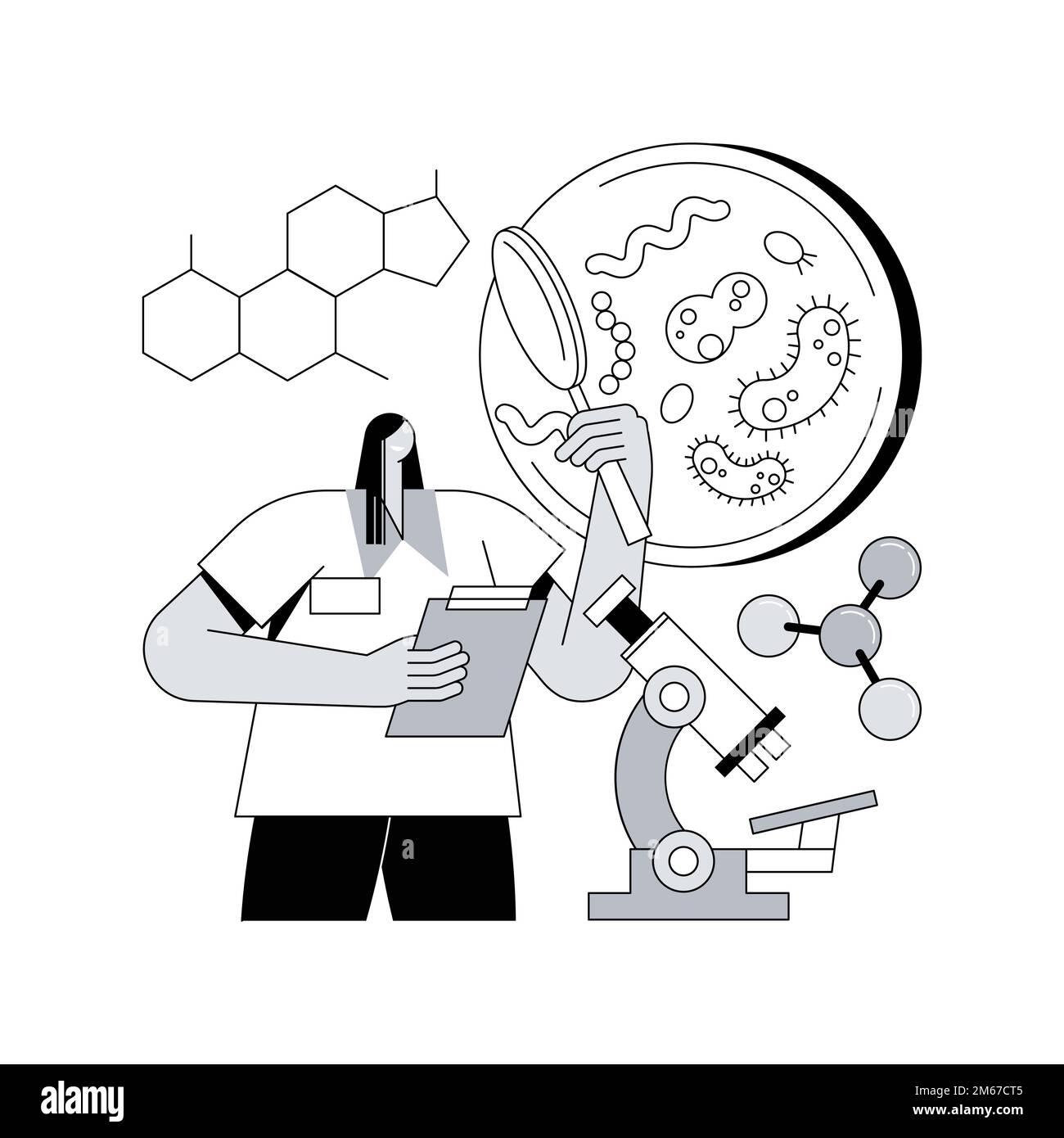 Microbiological Stock Vector Images - Alamy