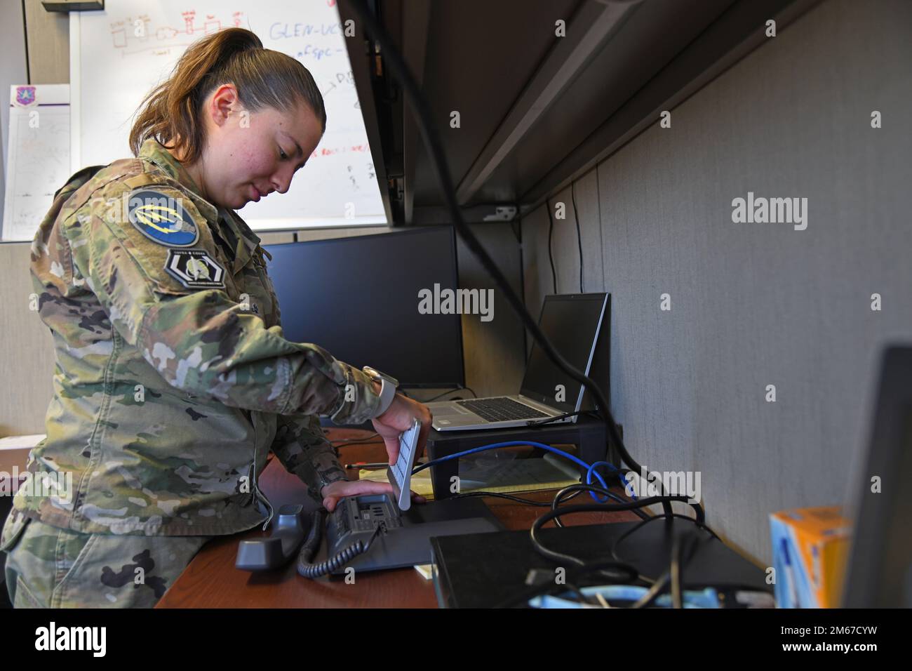 SCHRIEVER SPACE FORCE BASE, Colo. – U.S. Space Force Spc. 4 Aileen ...