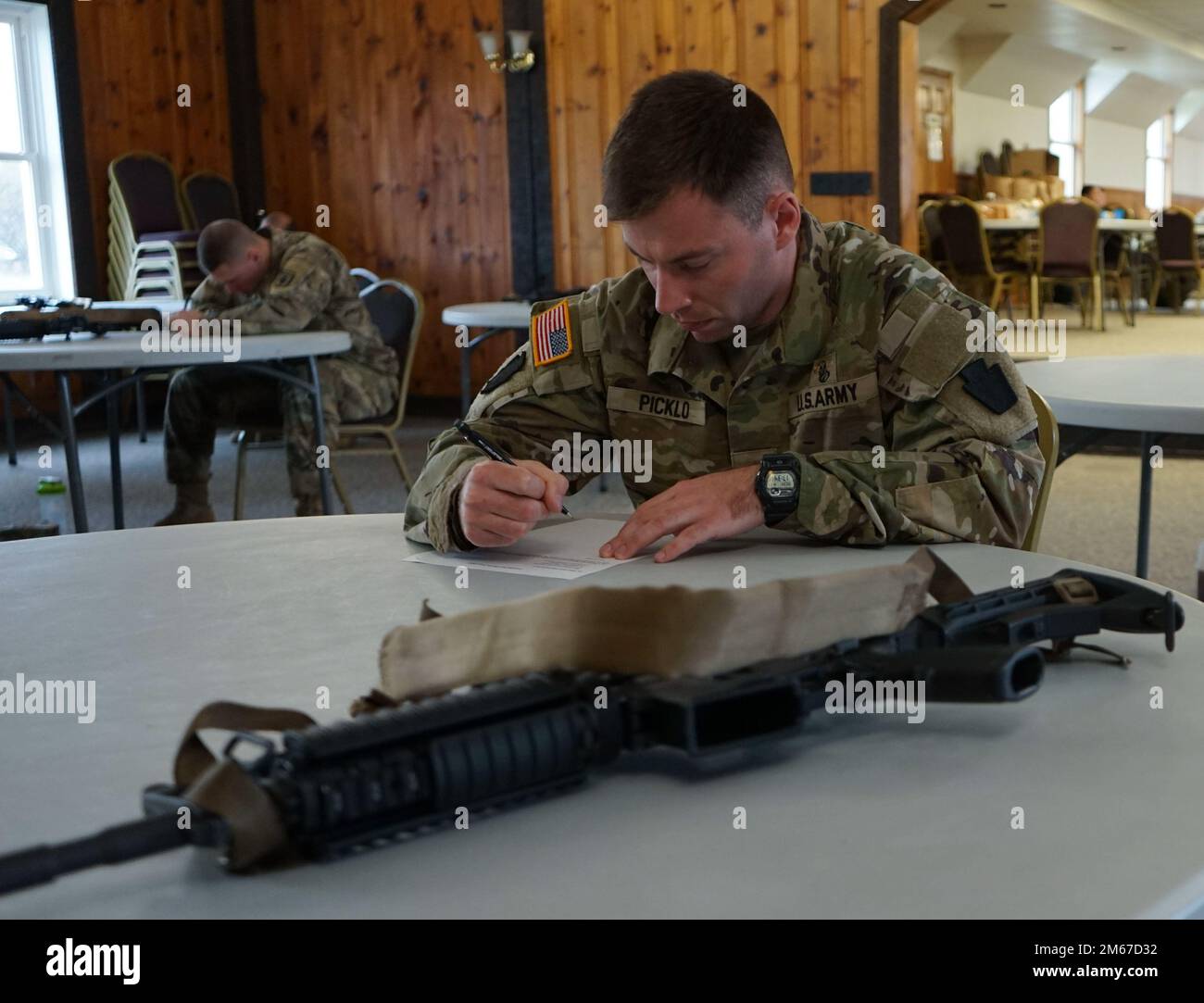 Staff Sgt. Jesse Picklo, a Soldier with 1st Battalion, 109th Infantry ...
