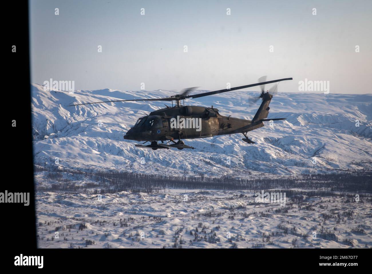 Members of the 2-211th General Aviation Support Battalion transported ...