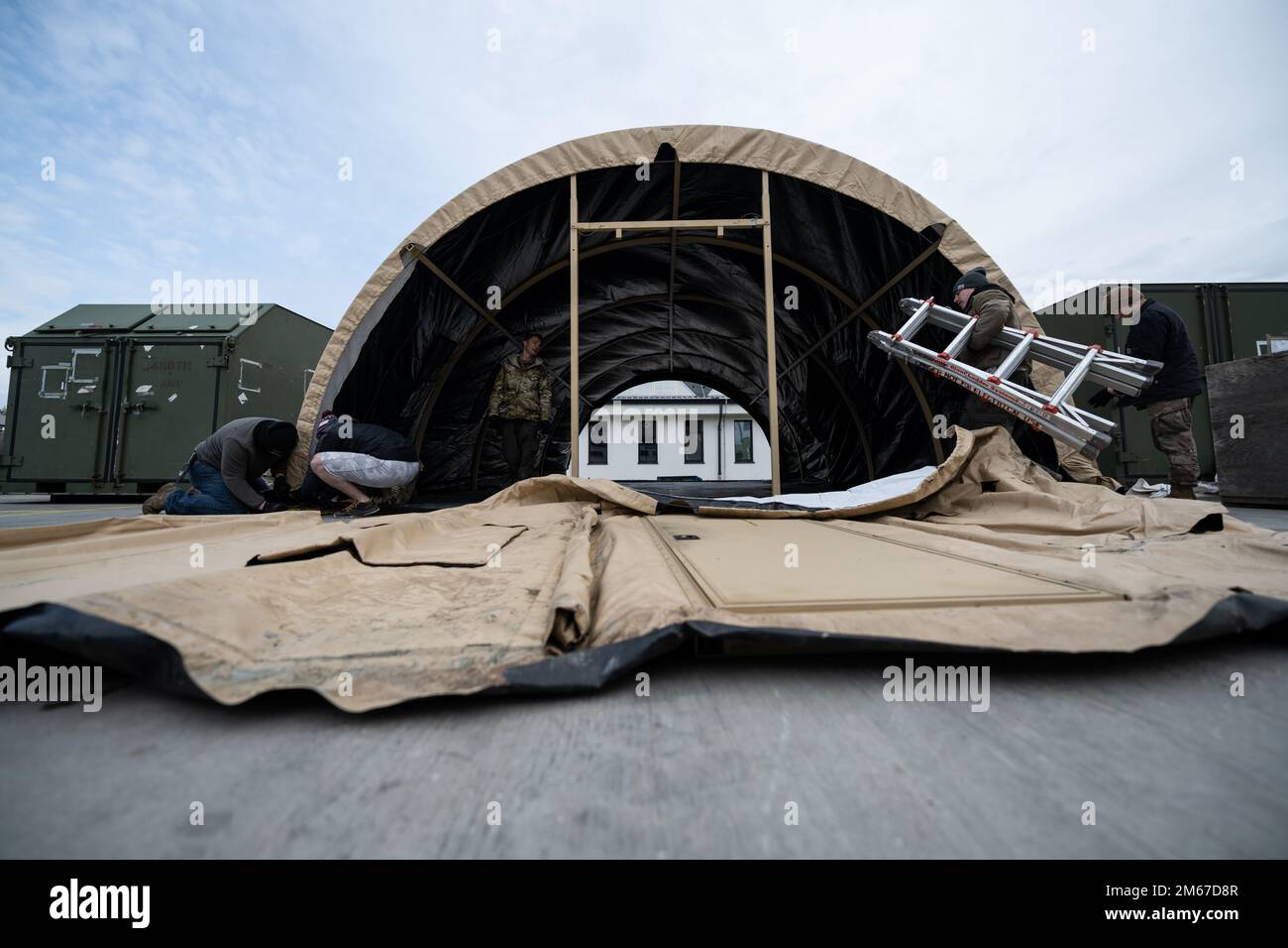 U.S. Air Force Airmen deployed to Romania from Spangdahlem Air Base ...