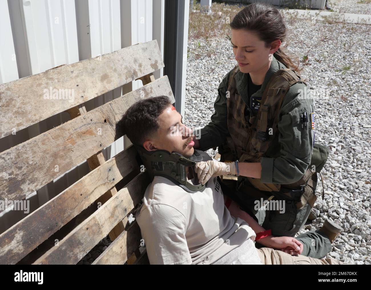 Hospital Corpsman 3rd Class Lauren Thomas, the Search and Rescue ...