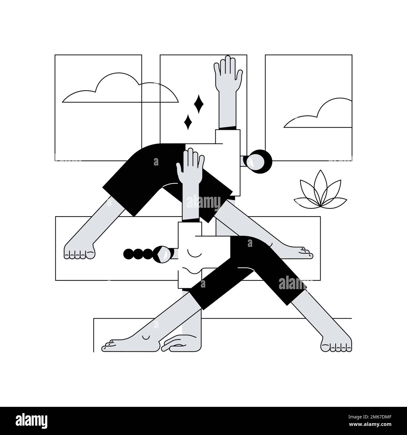 Vipassana meditation Stock Vector Images - Alamy