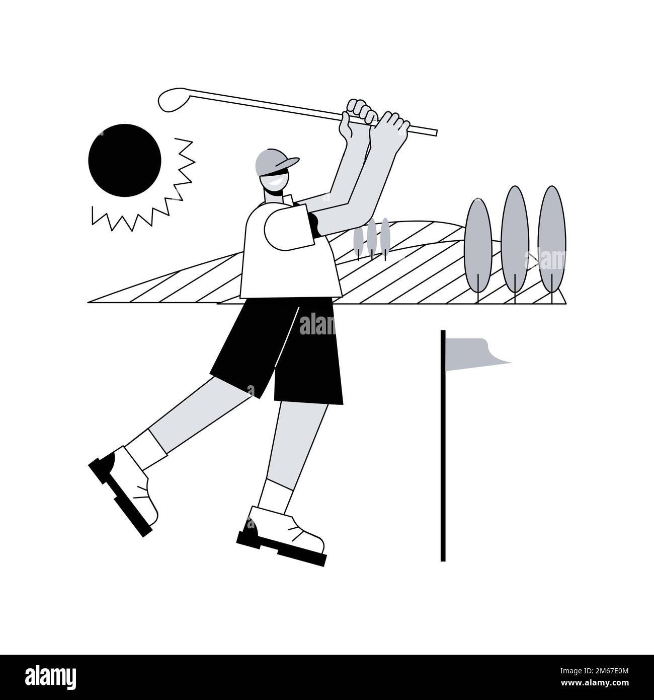 Mini golf recreation mini golf vector vectors hi-res stock photography ...
