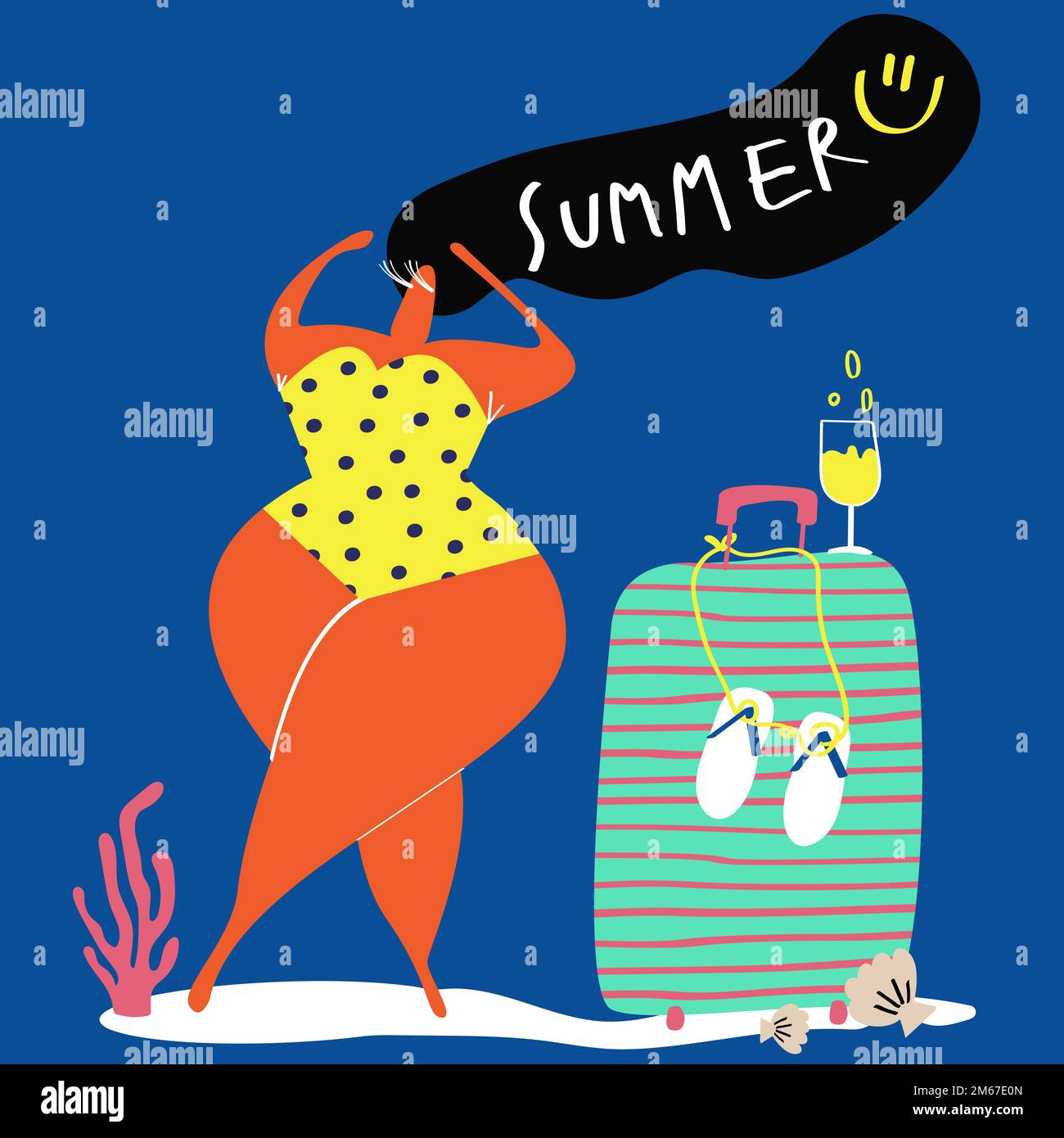 Carefree traveling Stock Vector Images - Alamy