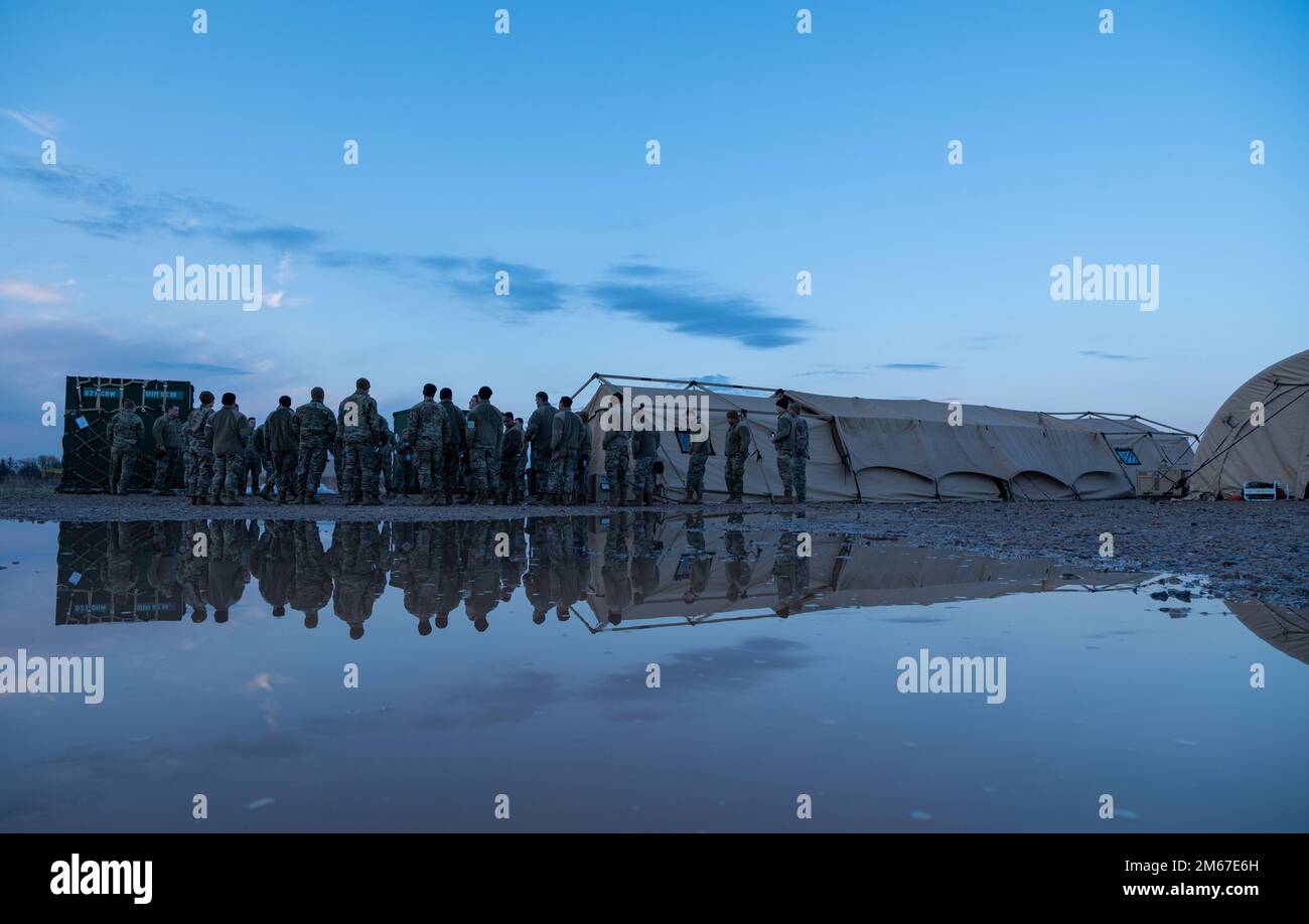621st Contingency Response Wing Airmen gather in front of their ...