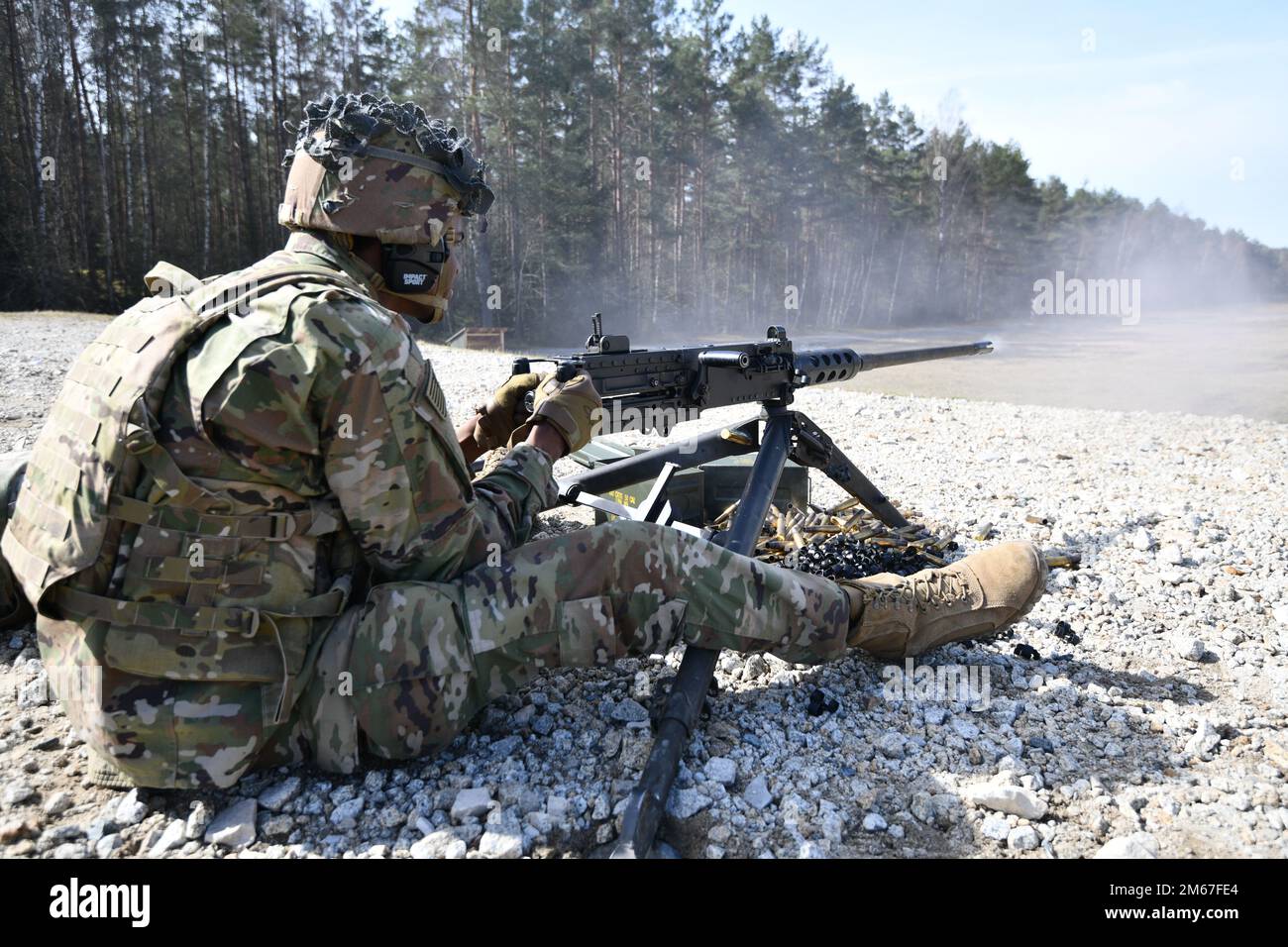U.S. Army Pvt. Shawn Jones with 4th Battalion, 319th Airborne Field ...