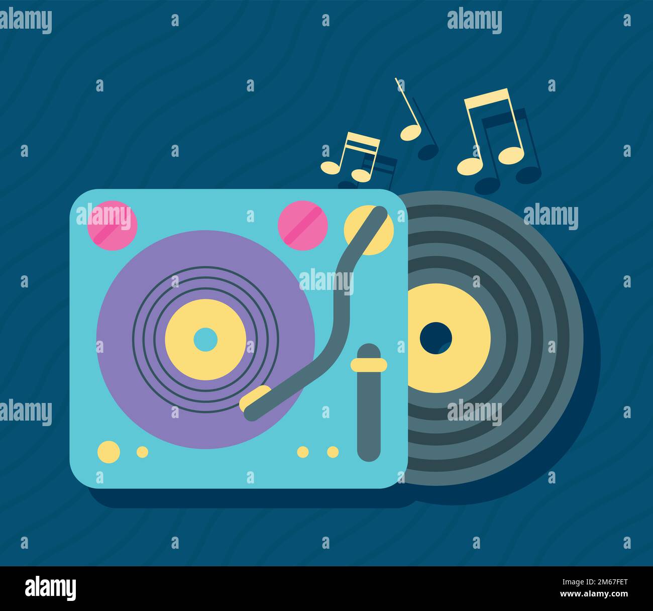 vinyl player nineties style Stock Vector Image & Art - Alamy