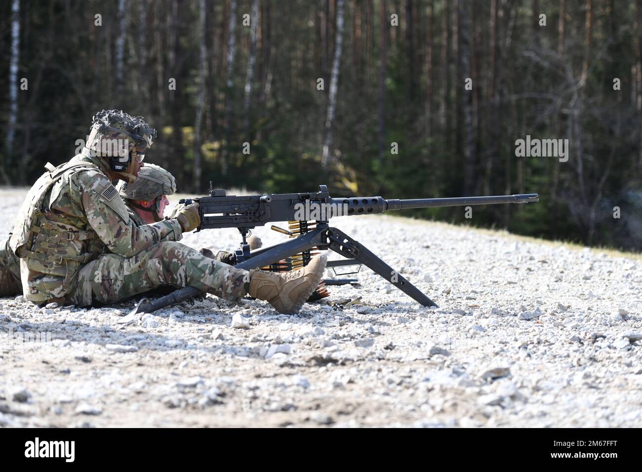 U.S. Army Pvt. Shawn Jones, front, with 4th Battalion, 319th Airborne ...