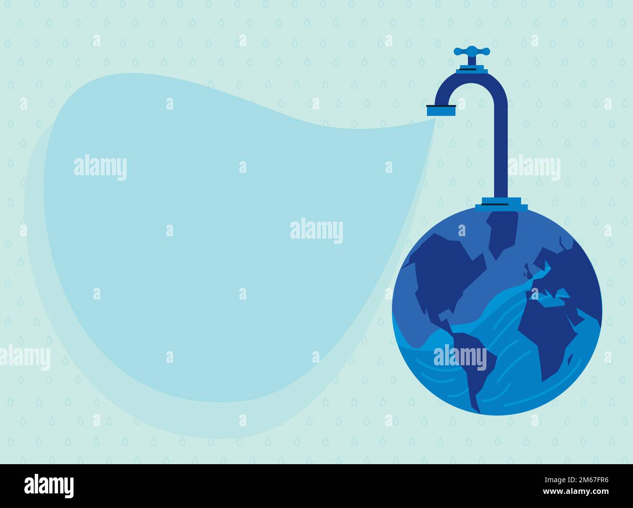 earth map and water tap Stock Vector Image & Art - Alamy