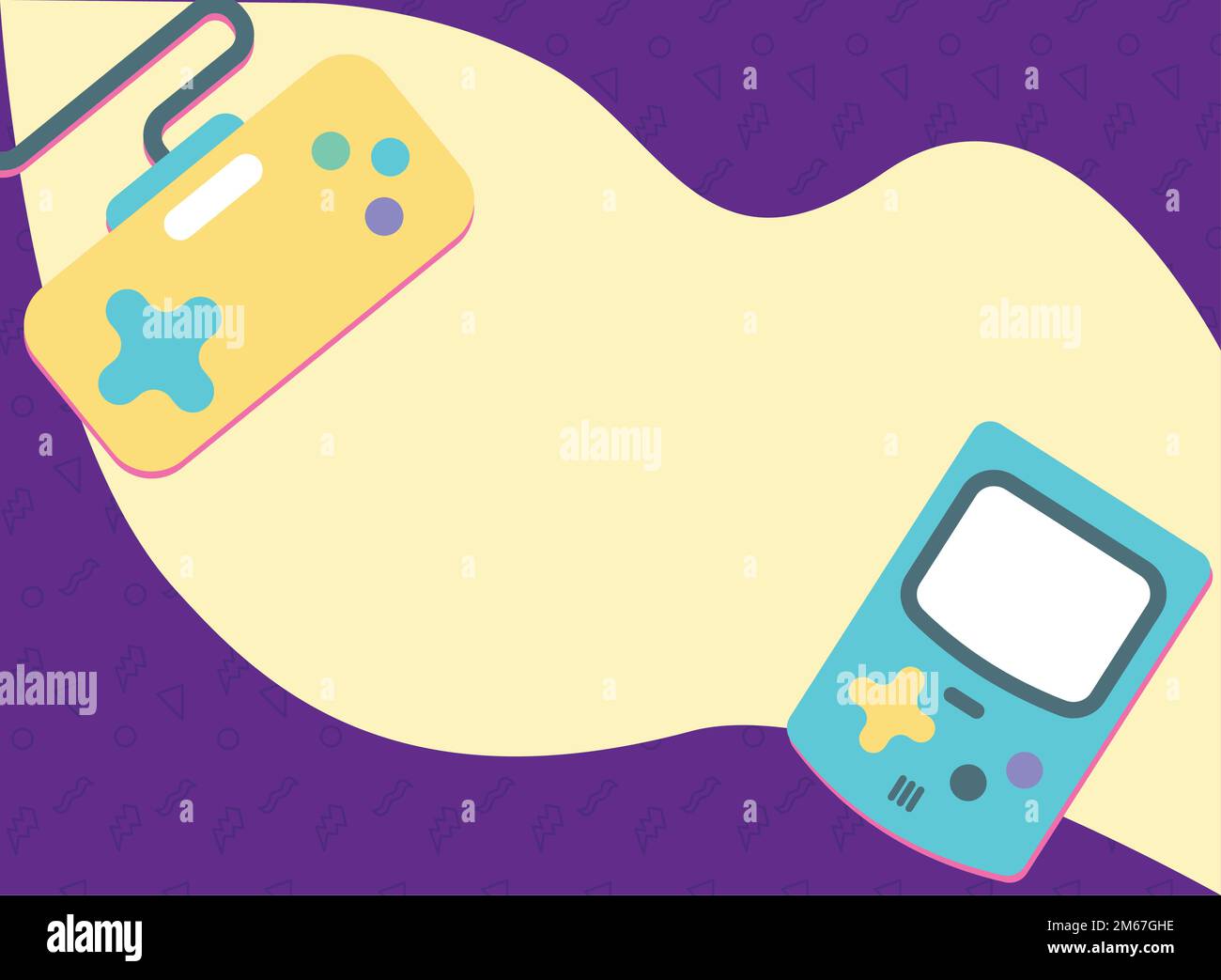 Old school video games Stock Vector Images - Alamy