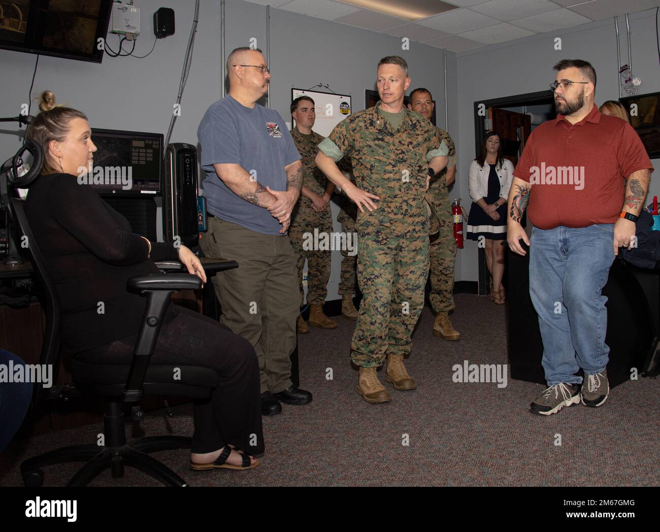 U.S. Marine Corps Col. Mikel Huber, Marine Corps Air Station Cherry ...