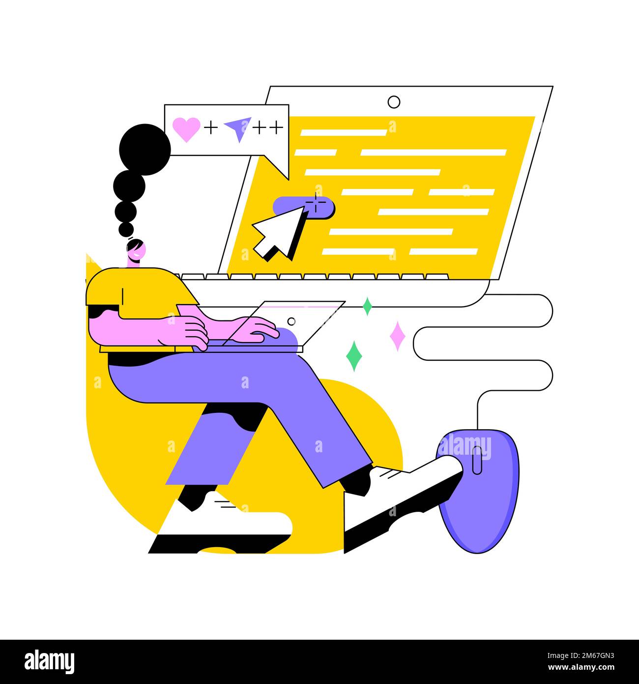 Click Tracking Abstract Concept Vector Illustration Clients Behavior
