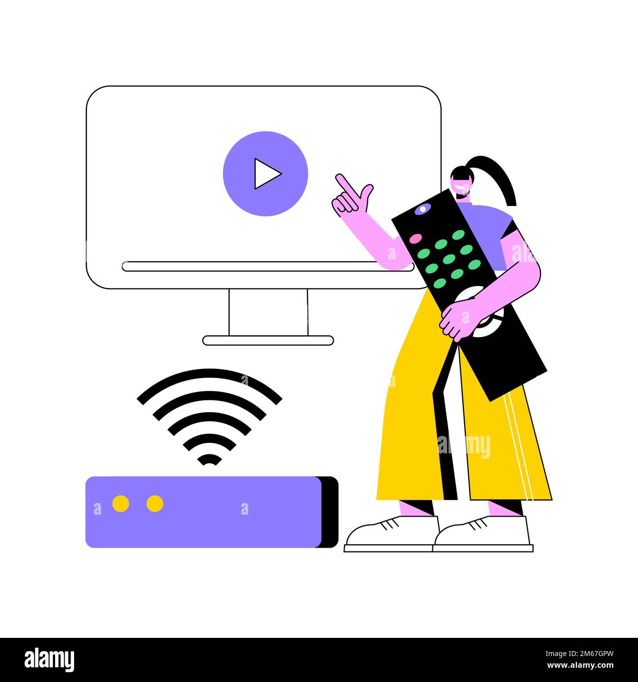 Smart tv box hi-res stock photography and images - Alamy