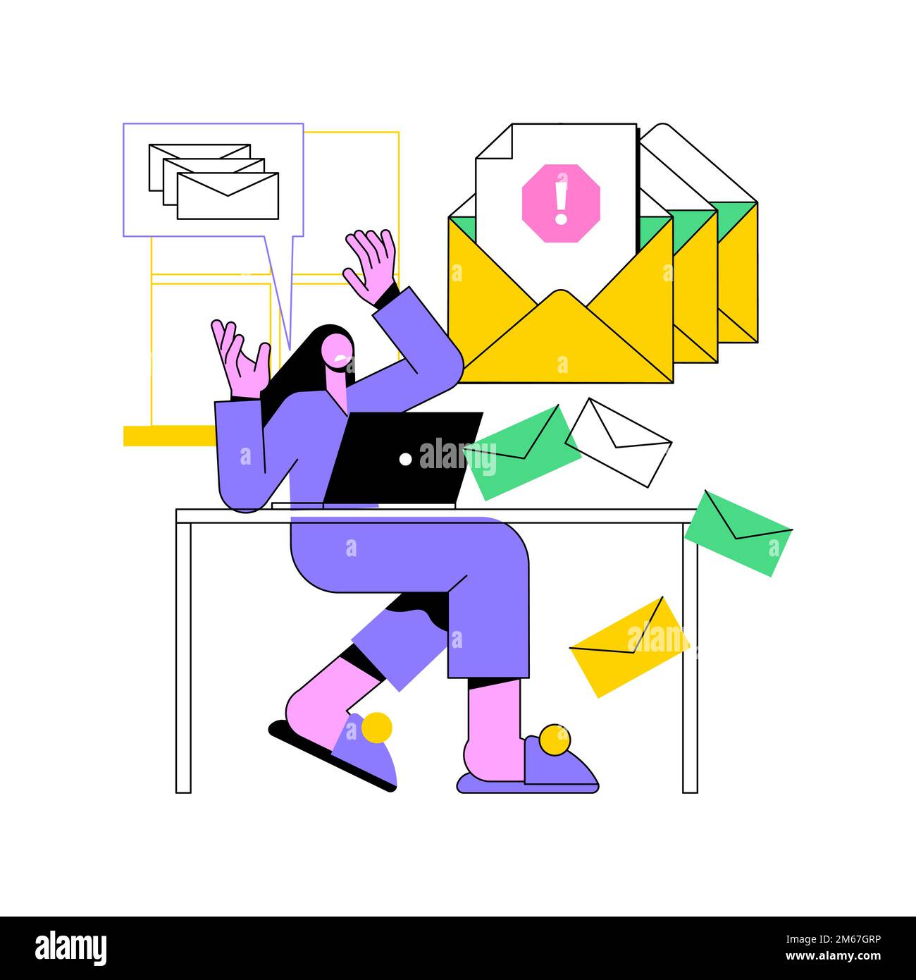 Spam email filter Stock Vector Images - Alamy