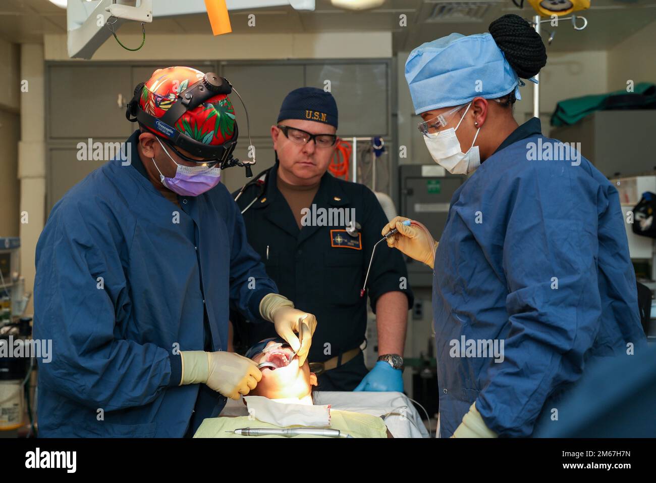 Lt. Cmdr. Bhavin Trivedi, USS Gerald R. Ford’s (CVN 78) oral maxillo ...