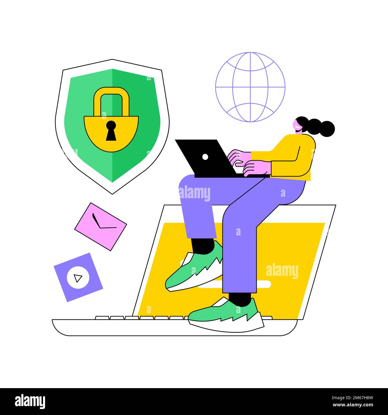 Ethics cartoon Cut Out Stock Images & Pictures - Alamy