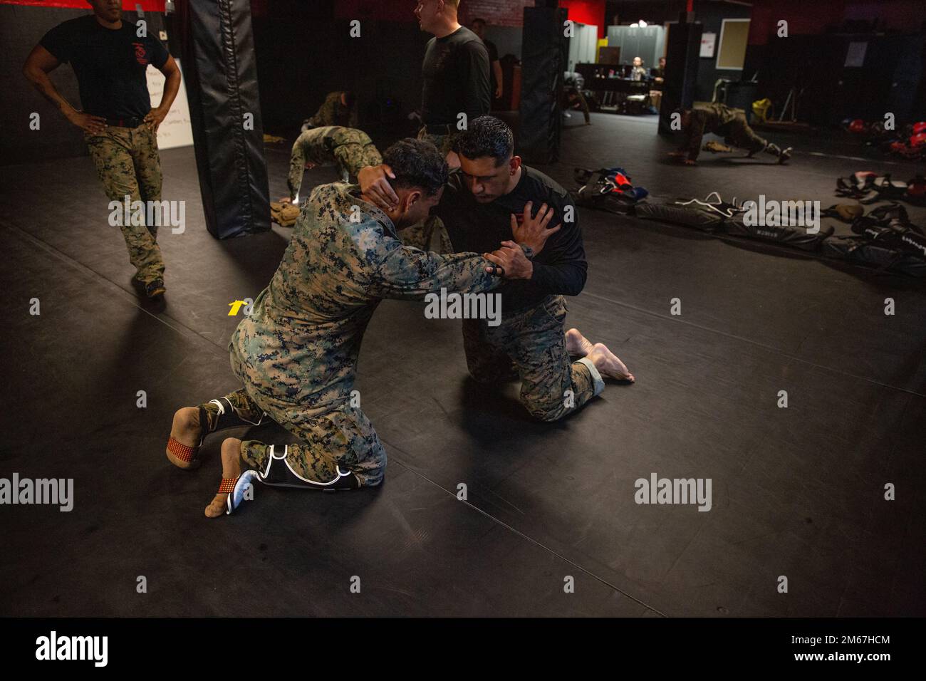 U.S. Marine Corps Gunnery Sgt. Gerald Davila, Martial Arts Instructor ...