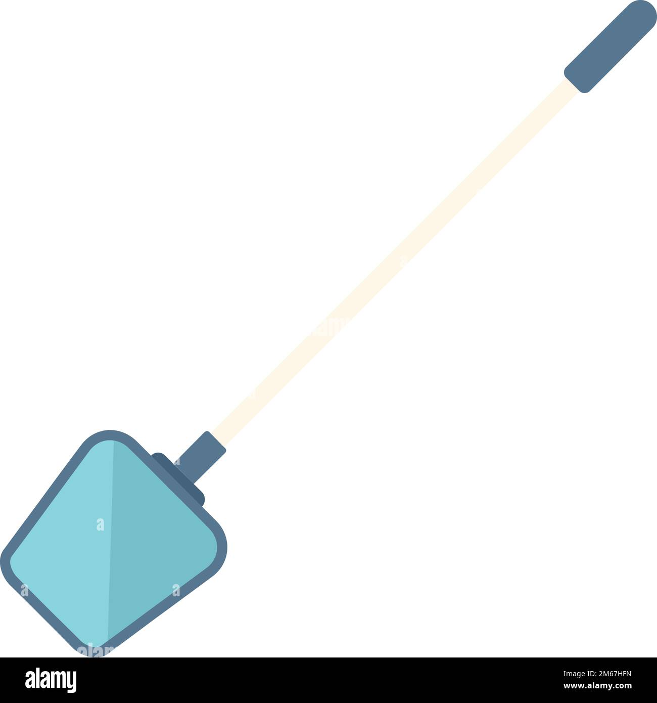 Cleaning pool tool icon flat vector. Swim travel. Net service isolated ...