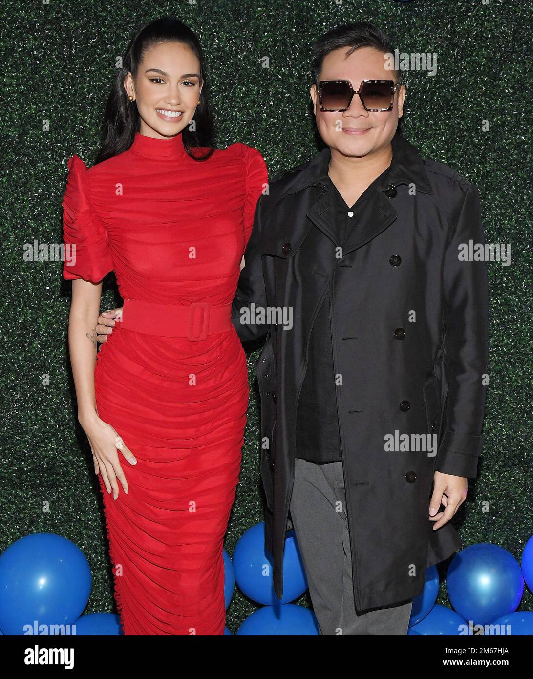 Los Angeles, USA. 02nd Jan, 2023. (L-R) Miss Universe Philippines 2022 ...