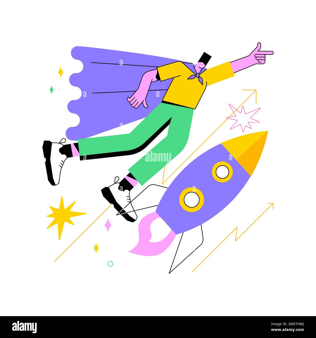 Startup accelerator abstract concept vector illustration. Business ...