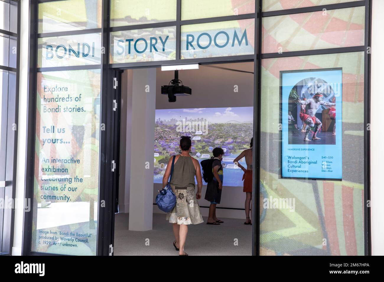 Bondi Beach story room inside Bondi pavilion, local bondi stories and ...