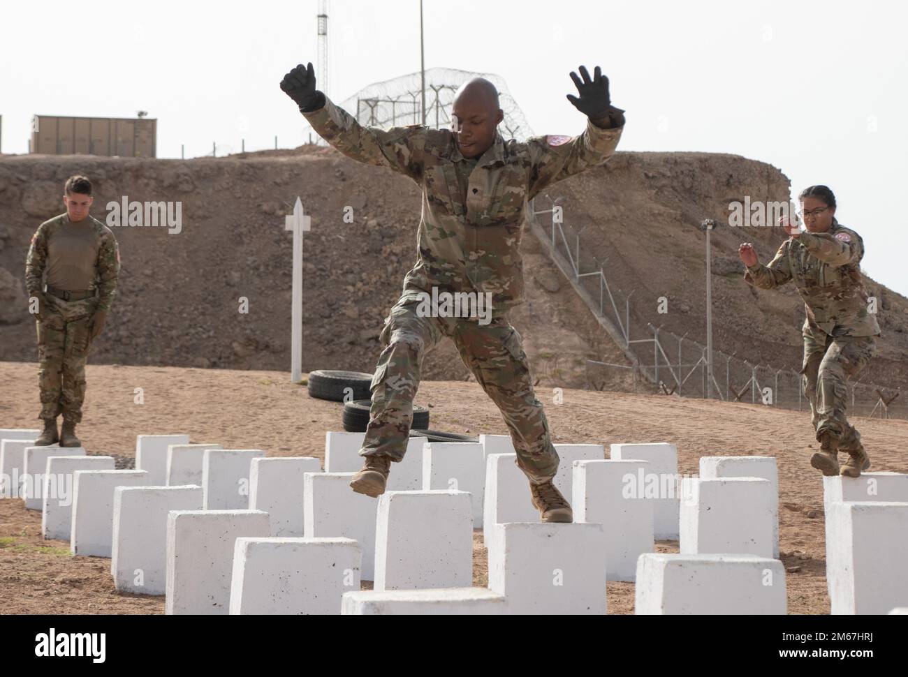 U.S. Army Soldiers with Task Force Sinai, participate in a Best Squad ...