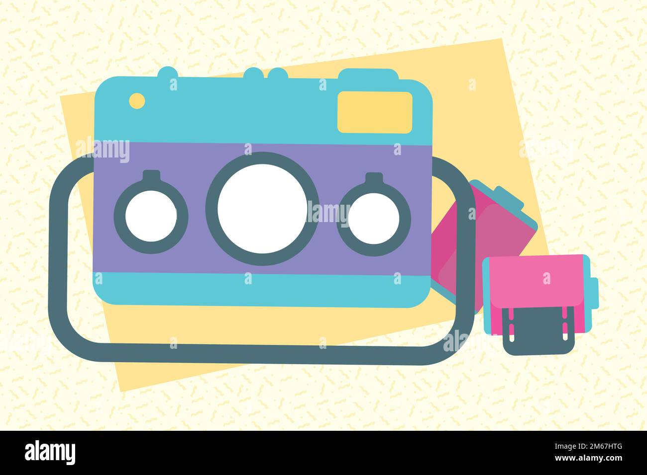 1990s camera Stock Vector Images - Alamy