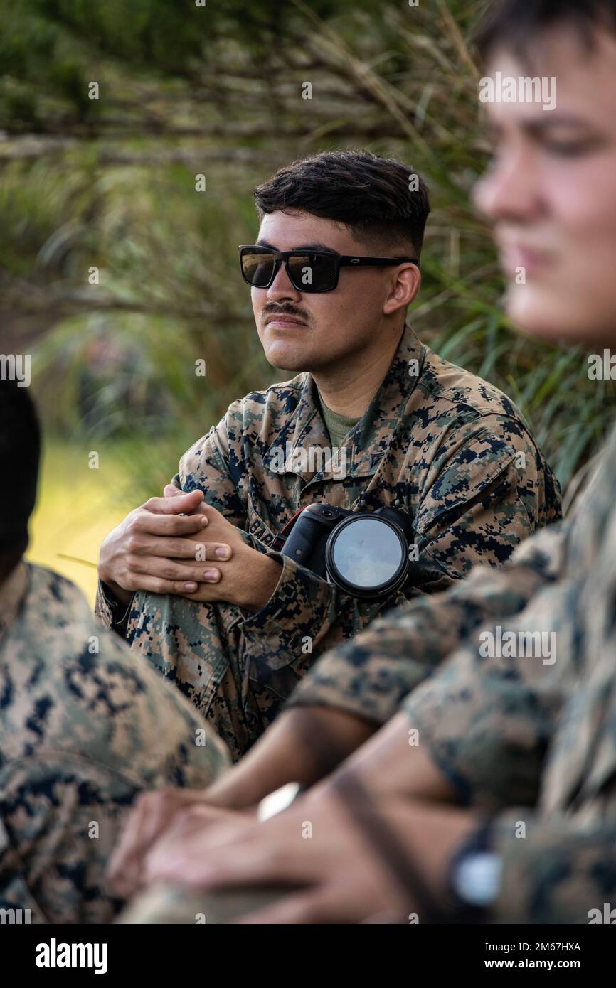 U.S. Marine Corps Lance Cpl. Hunter Barber, a combat graphics ...