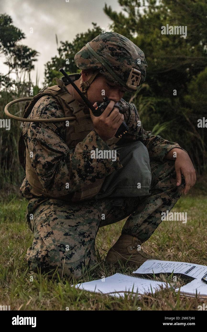 U.S. Marine Corps Lance Cpl. Roberto Marquez, a transmission system ...