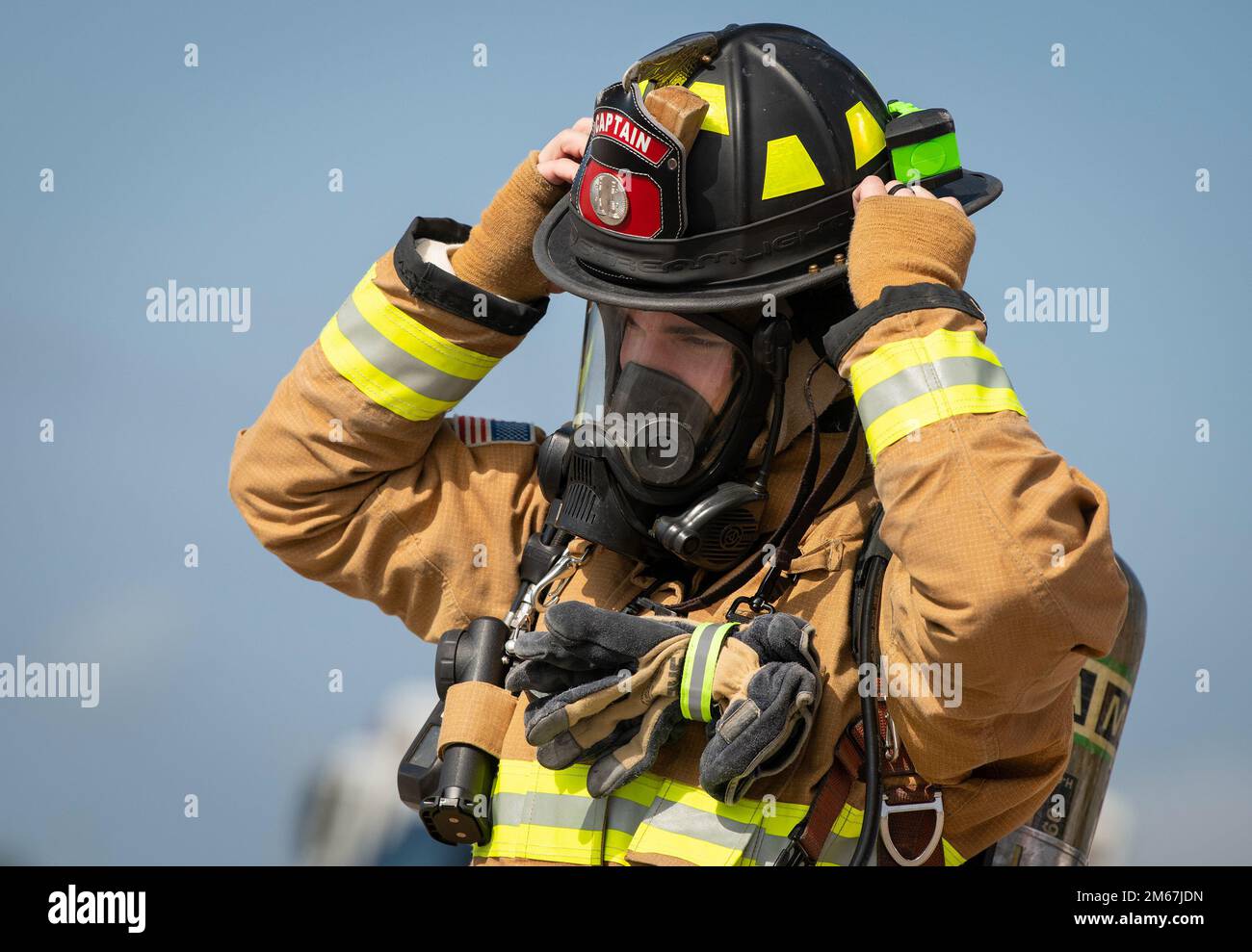 Staff Sgt. Austin Schubert, 96th Civil Engineer Squadron fire captain ...
