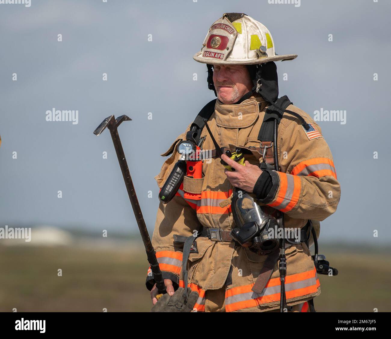 Kyle Kruger, 96th Civil Engineer Squadron battalion chief, gears up for ...
