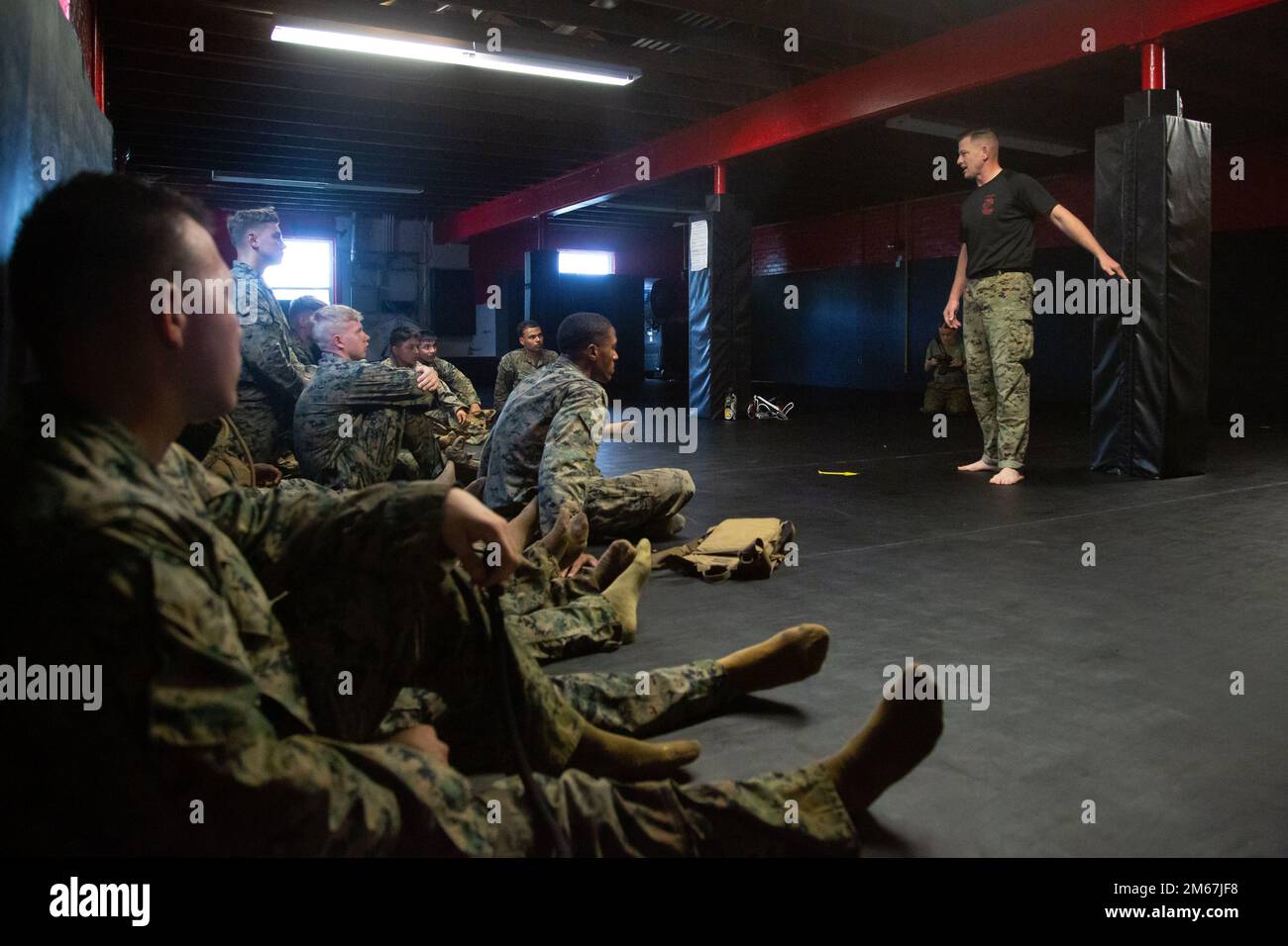 U.S. Marine Corps LtCol. Brandon Cooley, Marine Arts Instructor (MAI ...