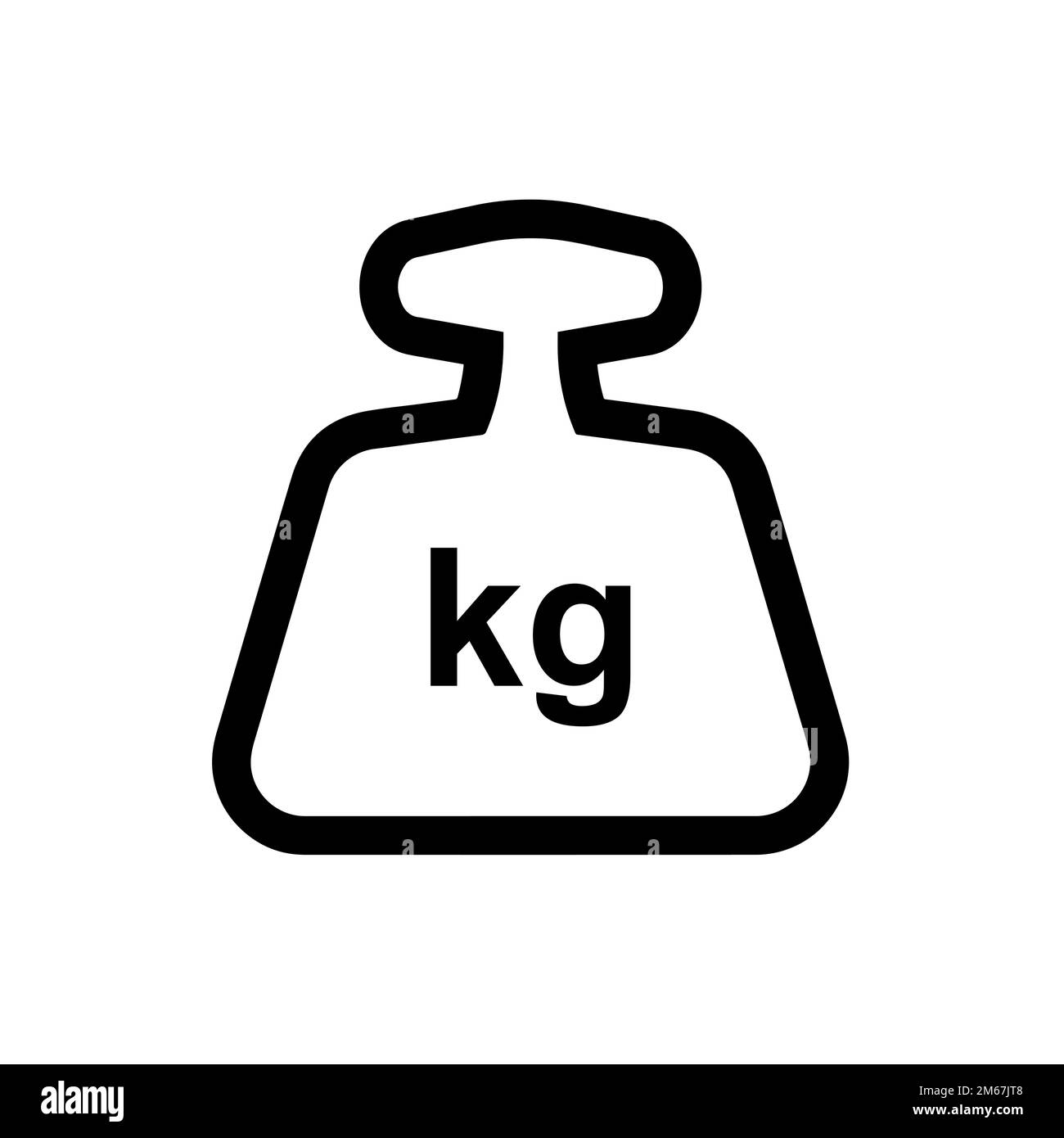 kg icon on white background Stock Vector Image & Art - Alamy