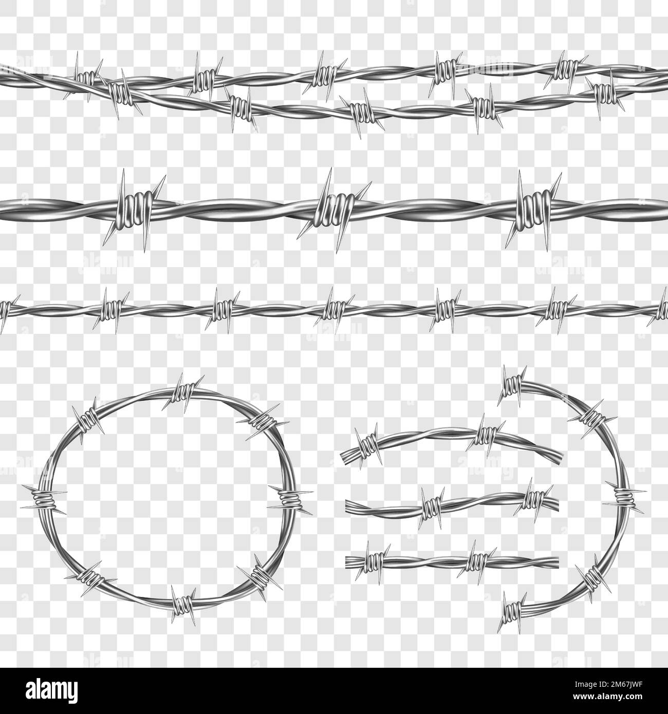 Wire and post fencing Stock Vector Images - Alamy
