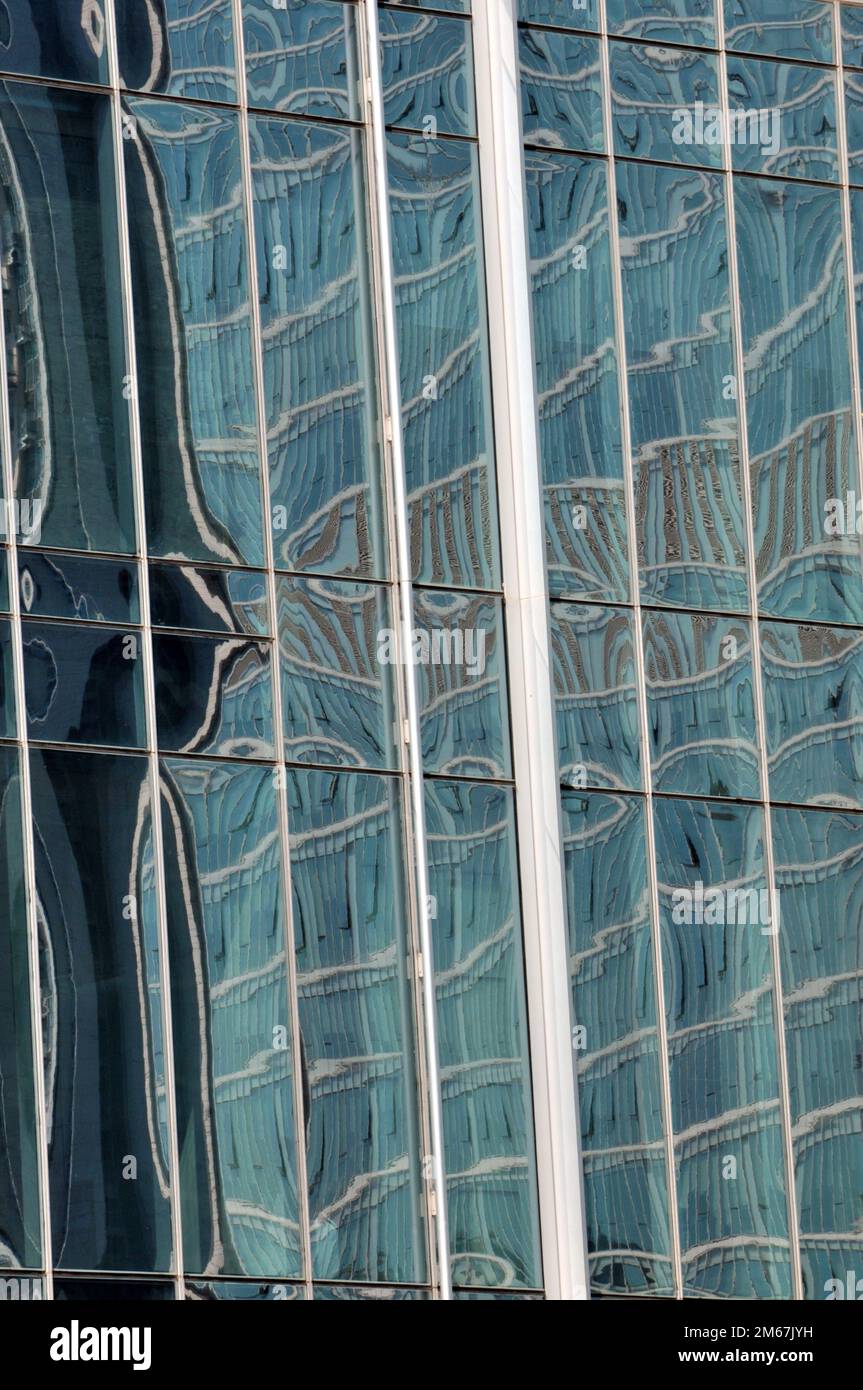 modern architecture with sun reflections Stock Photo - Alamy