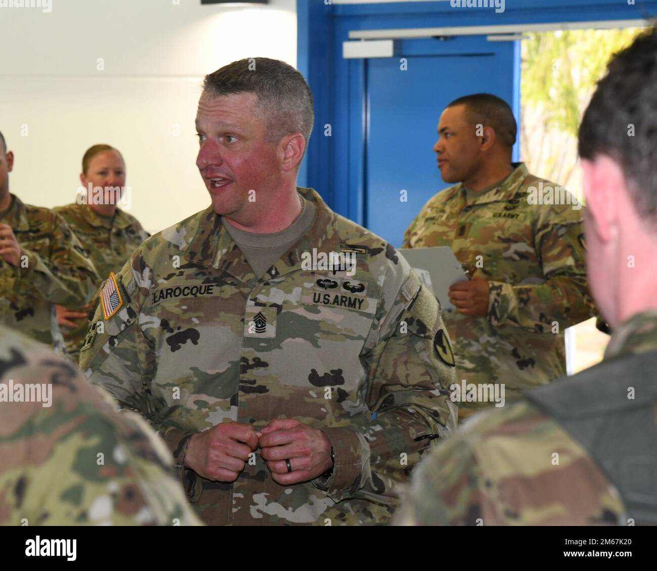 U.S. Army Command Sgt. Maj. Stephen J. LaRocque, USAG Rheinland Pfalz ...