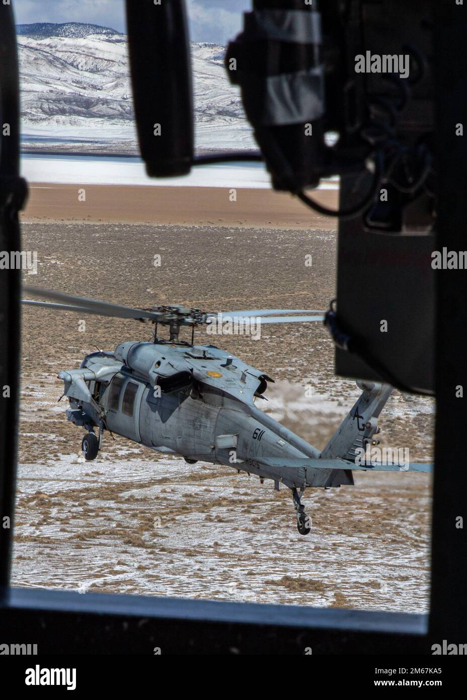 An MH-60S Knighthawk helicopter assigned to Helicopter Sea Combat ...
