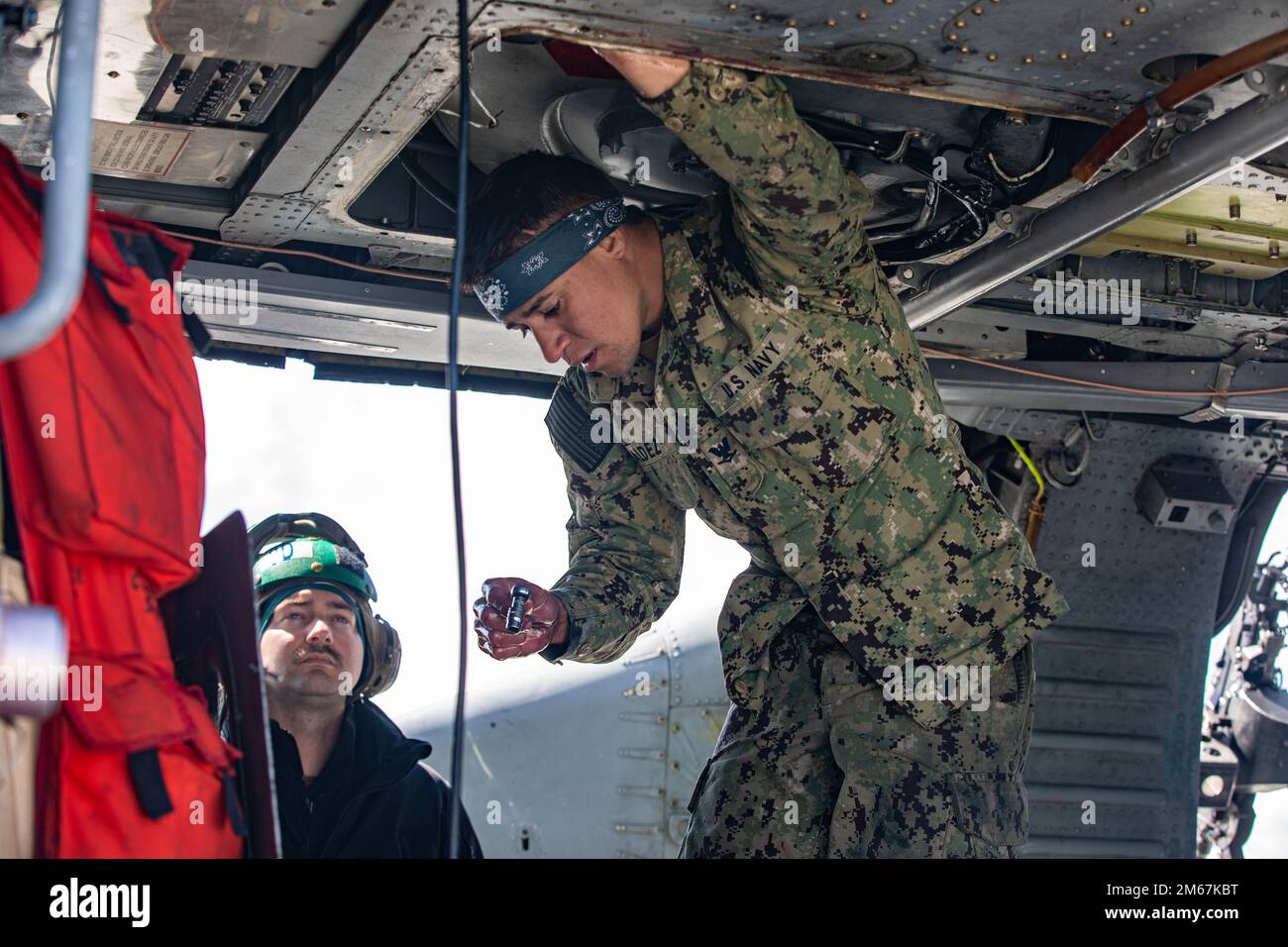 Aviation Structural Mechanic 3rd Class Robert Valdez, assigned to ...