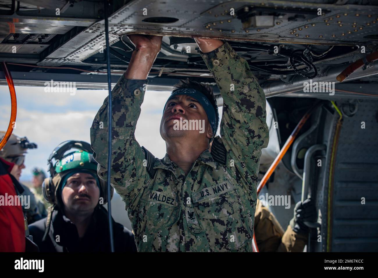 Aviation Structural Mechanic 3rd Class Robert Valdez, assigned to ...