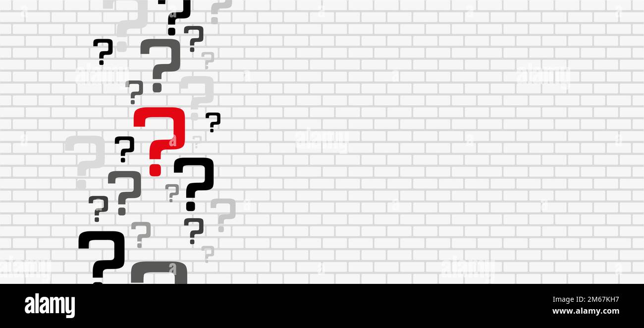 question mark on white background Stock Vector Image & Art - Alamy