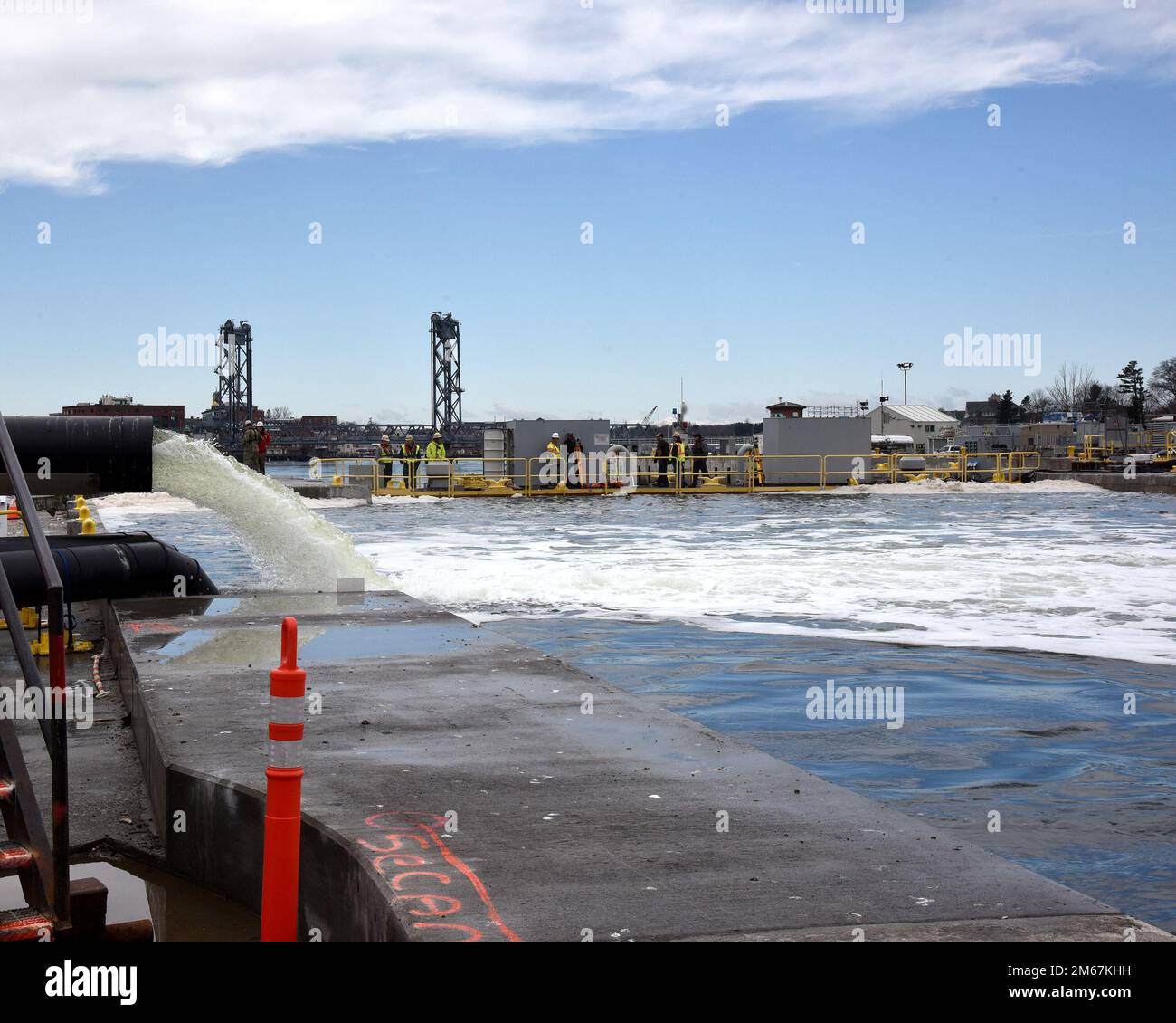 Kittery, ME (April 12, 2022) – Three 20,000 gallons per minute pumps ...