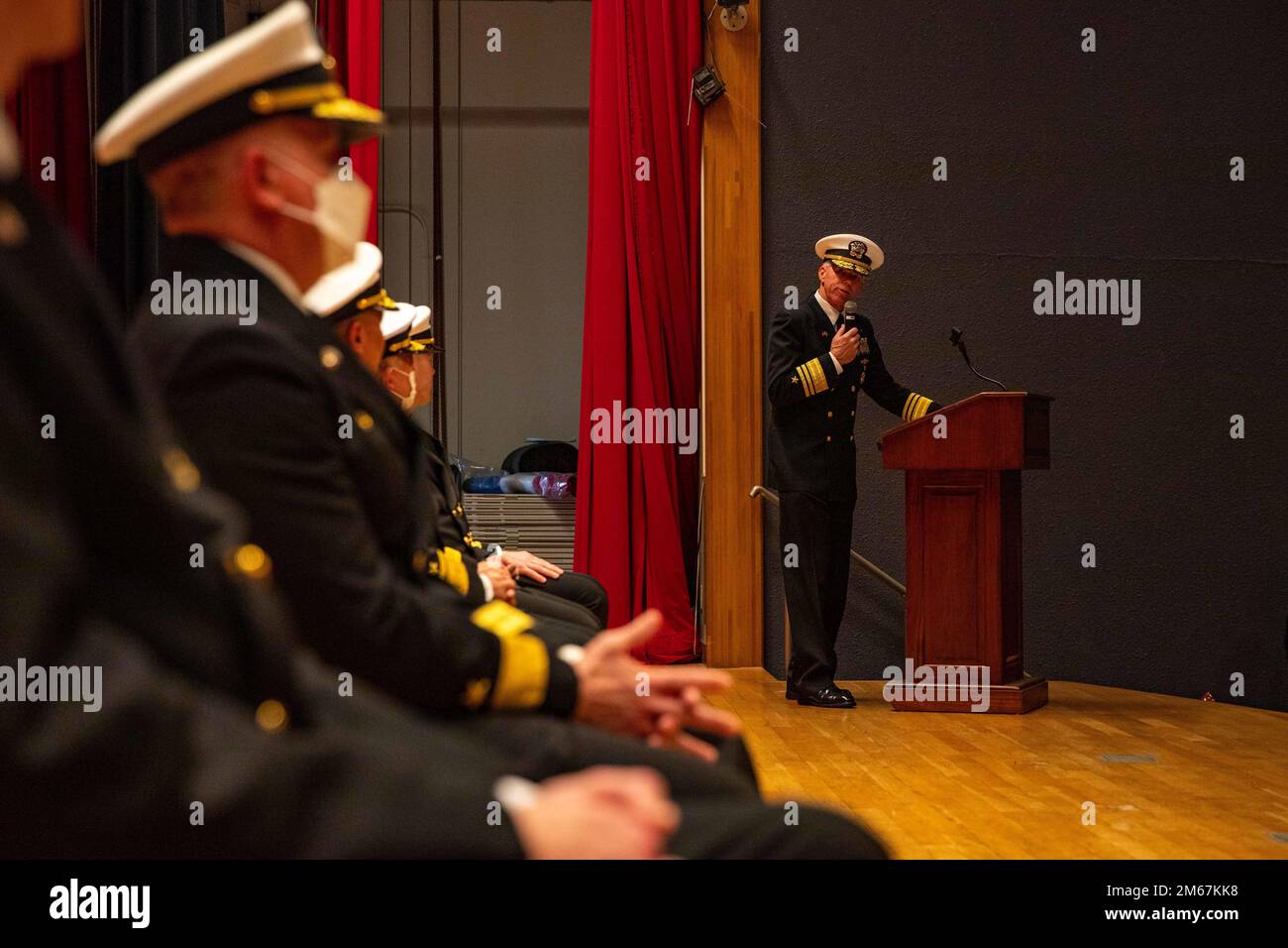 YOKOSUKA, Japan (April 13, 2022) Vice Adm. Karl Thomas, commander, U.S ...