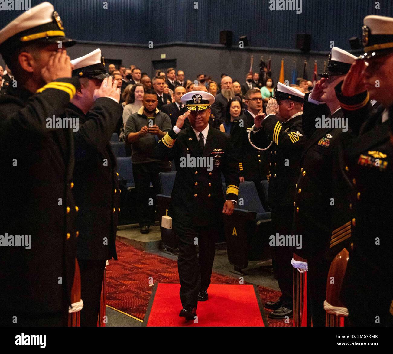 YOKOSUKA, Japan (April 13, 2022) Rear Adm. Butch Dollaga, commander ...